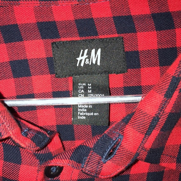 H&M | Shirts | Mens Flannel Shirt | Poshmark